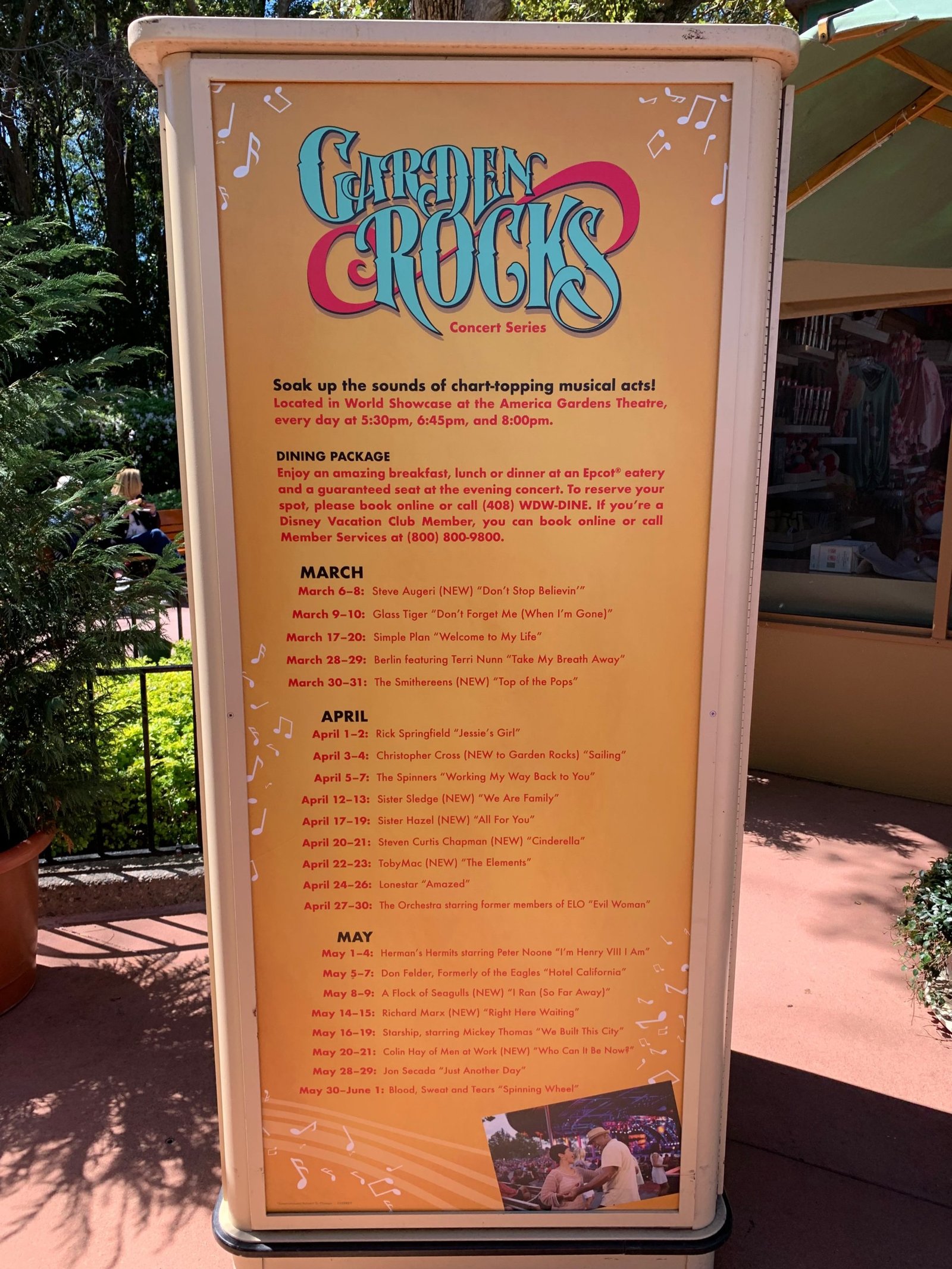 The 2020 Garden Rocks Artists - Take Four - Disney Over 50