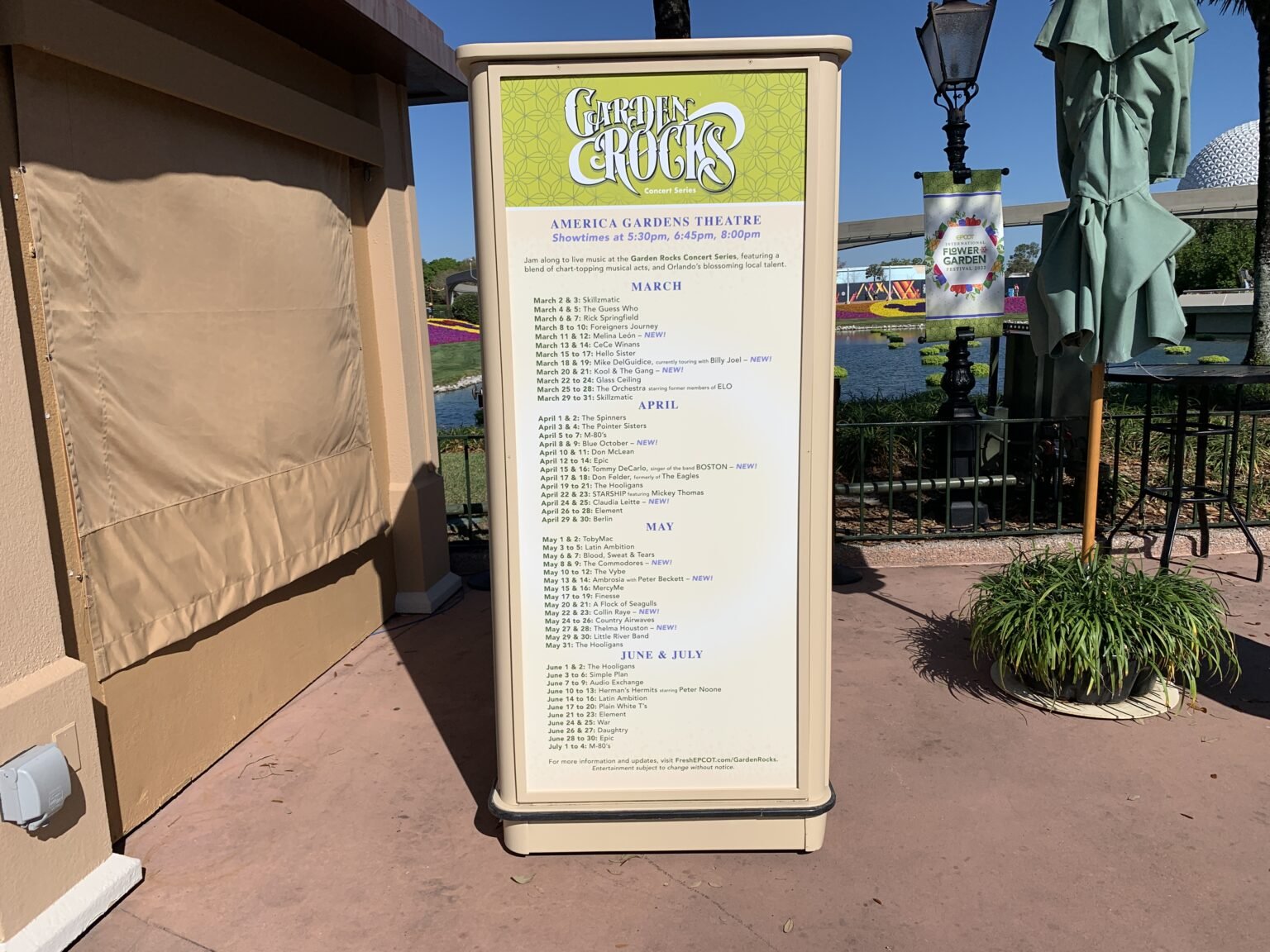 The Complete Garden Rocks Artist List! - Disney Over 50