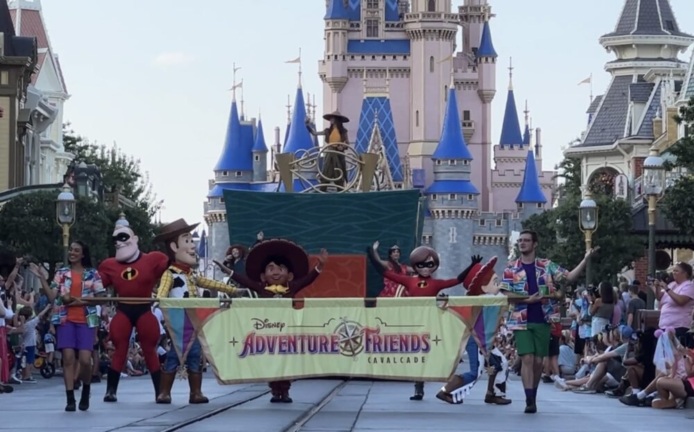 Ten Second Tip: Disney Adventure Friends Cavalcade - Disney Over 50