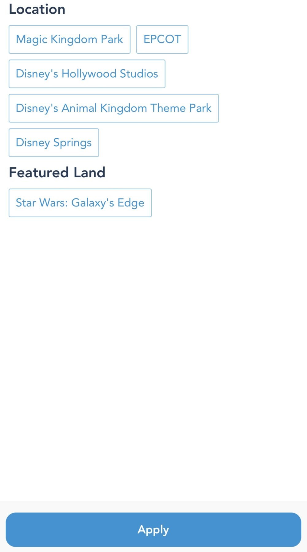Finding Characters in the My Disney Experience App - Disney Over 50