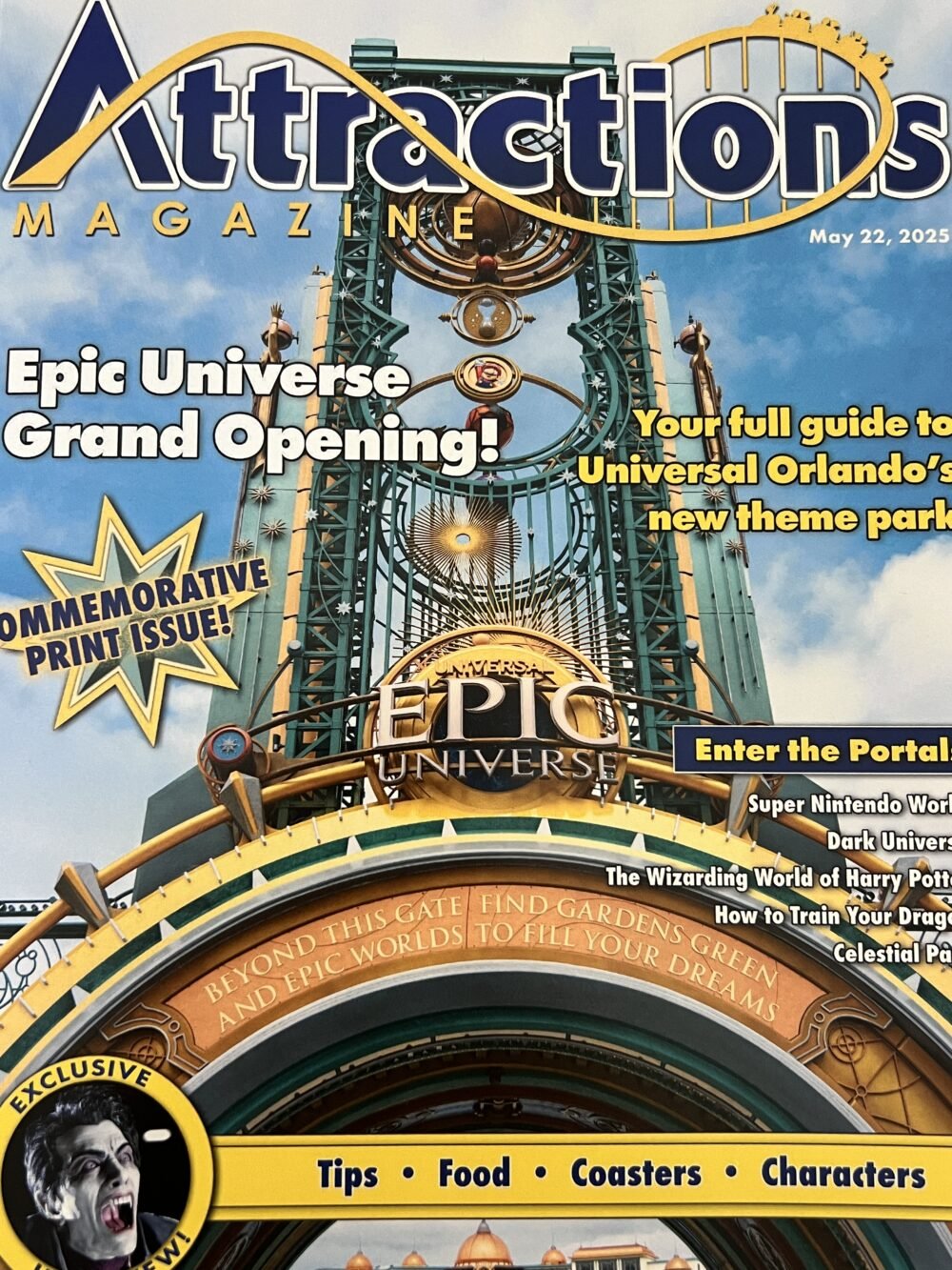 Ten Second Tip: Attractions Magazine Epic Universe Grand Opening ...