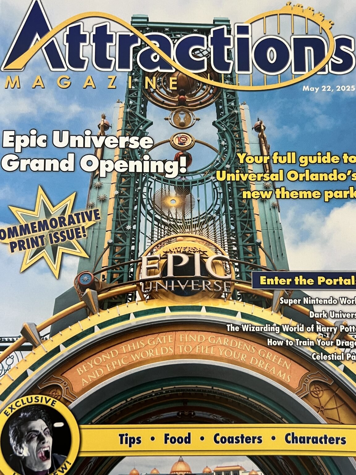 Ten Second Tip: Attractions Magazine Epic Universe Grand Opening ...